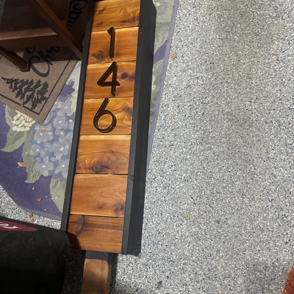 Cedar Mailbox Post, Custom Mailbox, Custom Cedar Post, Craftsman ...