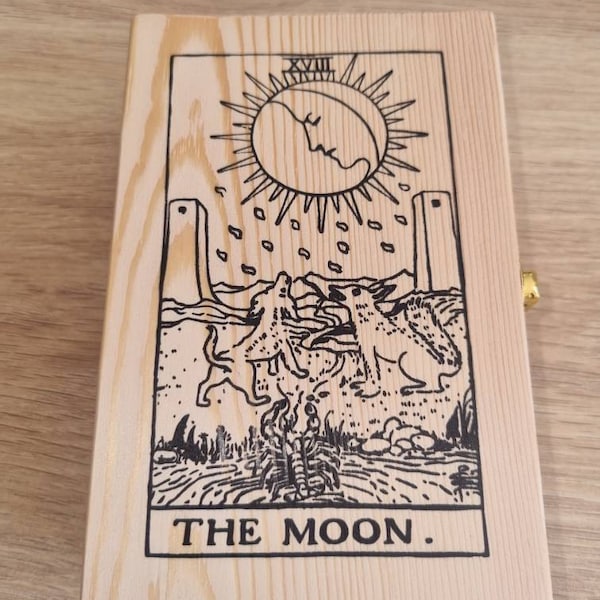 Tarot Cards Box 13 Designs,handcrafted for Storing Your Cards , Hinged ...