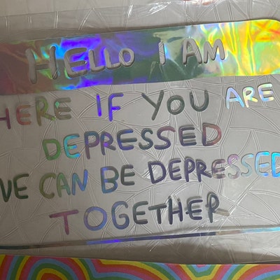 Spiritual Calming Self Care Sticker for Inner Peace, Meditation Self ...