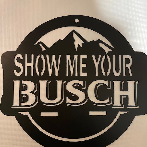 Busch Sign, Bar Sign, Mancave Decor, Gift, Present - Etsy