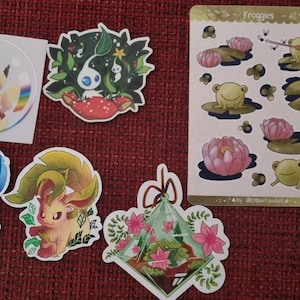 Pokémon in Bubbles Clear Waterproof Vinyl Stickers - Etsy