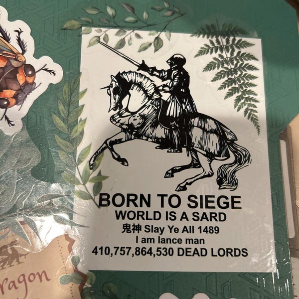 Born to Siege Sticker - Etsy