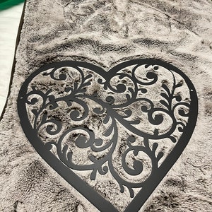 Decorative Scroll Heart Metal Sign - Etsy
