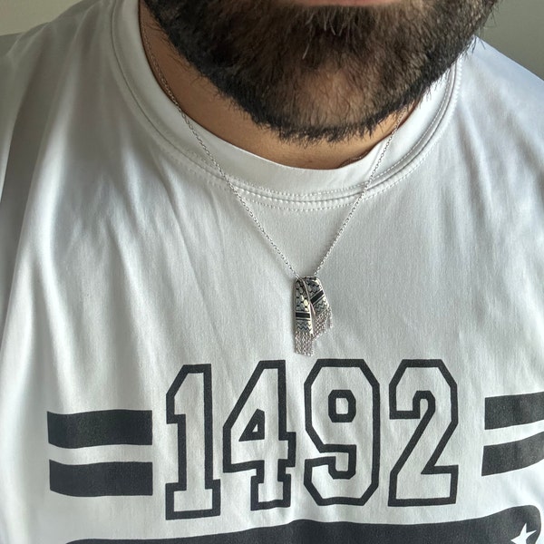 Iran Map Necklace With Arabic Calligraphy (18K GOLD / SILVER) - Etsy