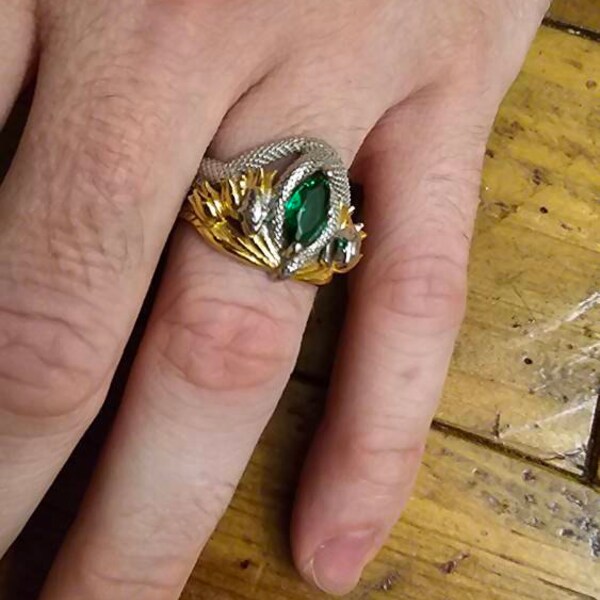 Toothless Ring Sterling Silver, How to Train Your Dragon Ring, Unisex ...