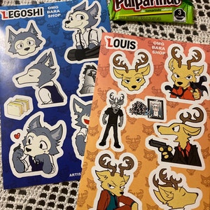 Keychain Legoshi Louis Beastars - Etsy