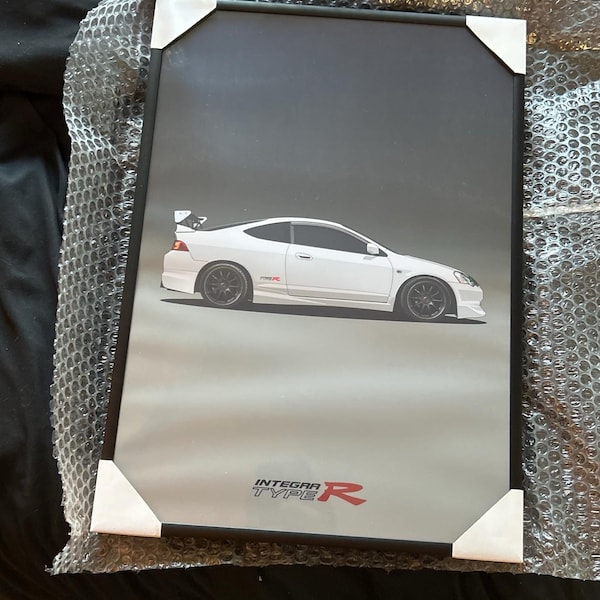 Toyota - Supra MK4 Rear | 2 Frame Options / Print Only Also Available ...