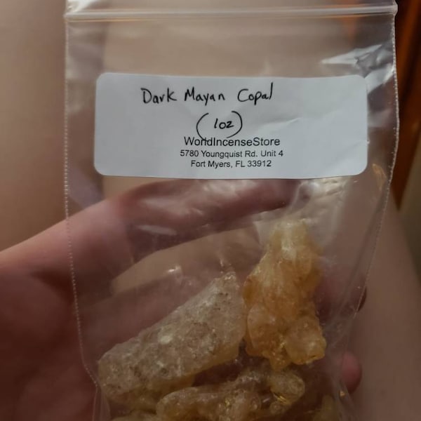Dark Mayan Copal Resin Granular Incense, Premium 'A' Grade: Choose ...