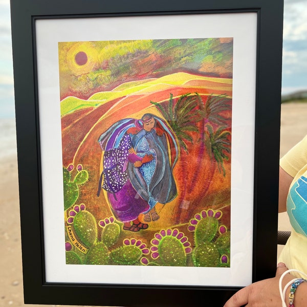 Boaz Marries Ruth Print/ruth, Naomi and Boaz Art/shavuot Ruth Print ...