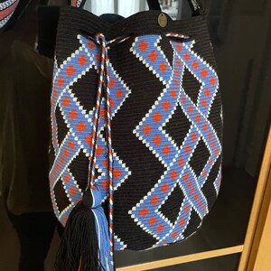 Wayuu Bag Large Mochila Wayuu Pattern Handmade Bolso Wayuu Taschen Sac ...
