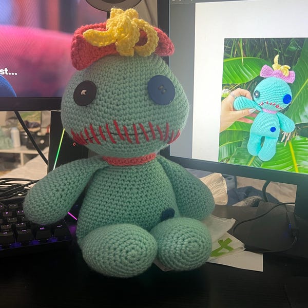 Scrump Pattern, Rag Doll, Lilo Doll, Scrump Crochet Pattern - Etsy