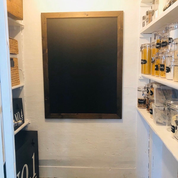 Large Chalkboard 36"x48", Large Farmhouse Chalkboard, Rustic Kitchen ...