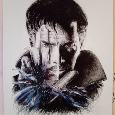 Alan Grant Jurassic Park Original Pen Artwork by Chris Kay - Etsy