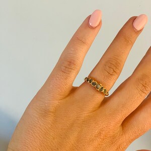 Diamond Splinter Ring / Salt and Pepper Diamond Ring / Raw - Etsy