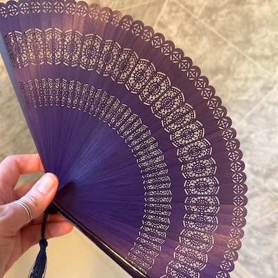 Elegant Green Folding Fan, Classic Hand Fan, Christmas Gift, Best ...