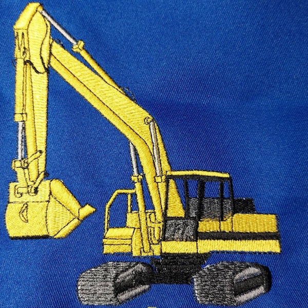 Excavator - Machine Embroidery Design - Etsy