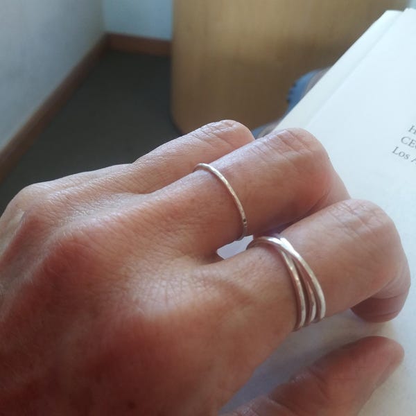 Sterling Silver Thumb Ring for Women//sterling Silver Ring//adjustable ...