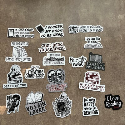 Bookish Mini Sticker Surprise Pack - Etsy