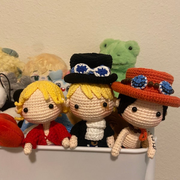 Amigurumi Nico Robin, Crochet Nico Robin, Crochet Robin, Handmade Gift ...