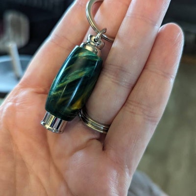 Buckskin Camo & Stainless Steel Cremation Key Chain Cremation Jewelry ...