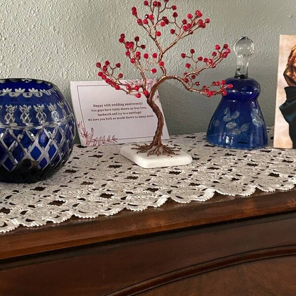 Tree of Life, 40th Anniversary Gift for Wife, Christmas Gift, Handmade ...