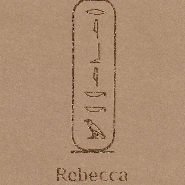 Your Name in Hieroglyphics, Genuine Egyptian Papyrus/gold, Without ...