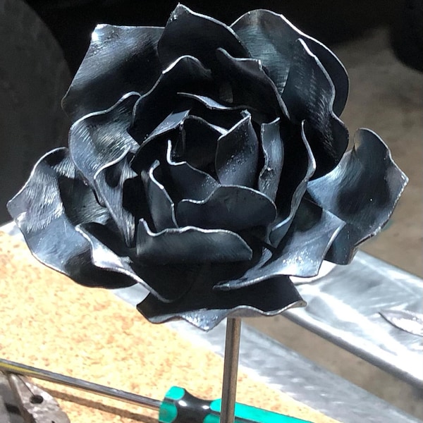 DIY Metal Rose // Metal Rose Kit // DIY Welding Kit // Stem Included ...