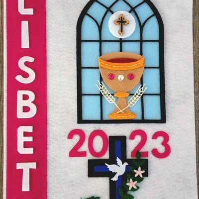 UNASSEMBLED Personalized Confirmation Banner Kit Confirmation - Etsy