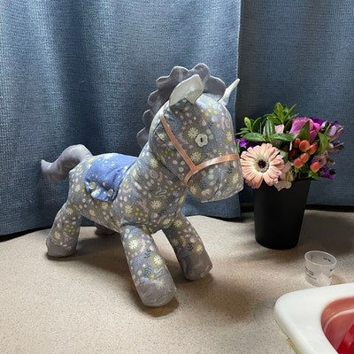Stuffed Animal Pony PDF Sewing Pattern & Tutorial Stuffed - Etsy
