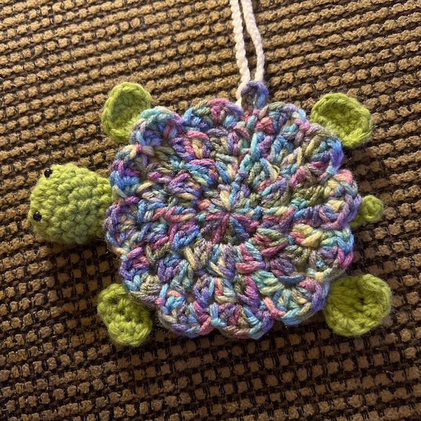 Mini Turtle Bag Crochet Pattern / Small Pouch / Bag Charm / Car Hanging ...