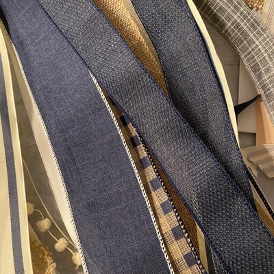 Olive Green and Cream Neutral Ribbon Set - Etsy