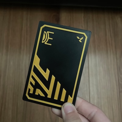 Chamber Card Chamber Cosplay Valorant Chamber Card - Etsy