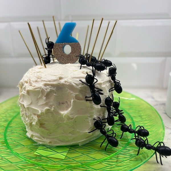 12 Large 3-D Ants, Plastic Ant Cupcake & Cake Toppers, Picnic Decor - Etsy
