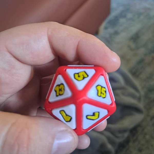 Dnd Dice Set Mario Themed - Polyhedral Dice for RPG - D4 D6 D8 D10 D ...