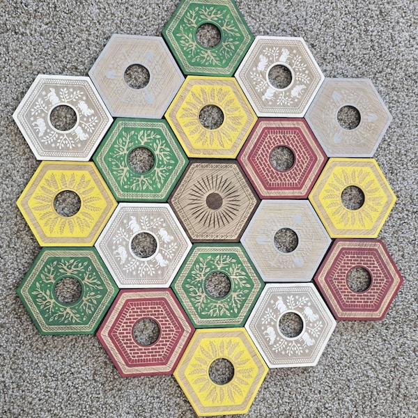 Settlers of Catan 5-6 Player Expansion, Seafarers Expansion, Laser Cut ...