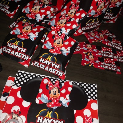 Minnie Mouse Chip Bag Birthday Party Potato Labels Labels Printable ...