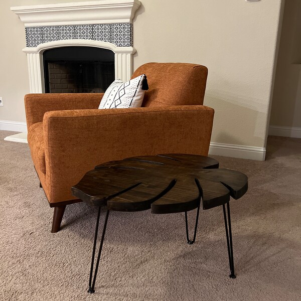 Monstera Leaf Table, Plant Table, Side Table , Coffee Table , Plant ...