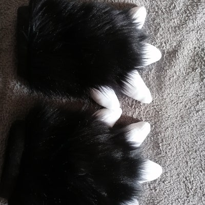 Furry Custom Plush Fursuit Hand Paws Deer, Dino & Protogen 1 Pair ...
