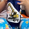 Heavy Machinery Vinyl Stickers Excavator, Backhoe, Road Roller ...
