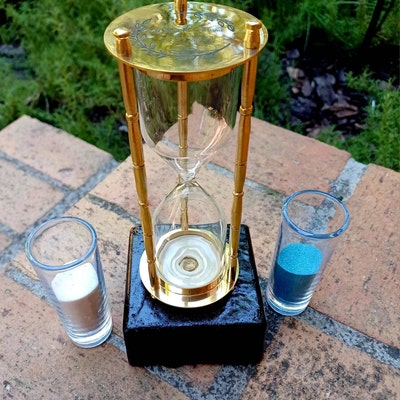 Fillable Hour Glass, Personalized Sand Ceremony Set, Unity Sand, Sand ...
