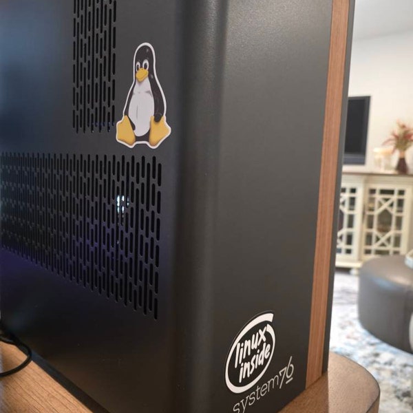 Programmer Vinyl Stickers Golang Gopher Arch Linux Inside Vim Python ...