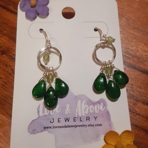 Moonstone, Apatite & Teal Kyanite Gemstone Earrings, Multi Gemstone ...