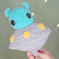 Weebee the Space Invader No Sew Crochet Pattern - Etsy Australia