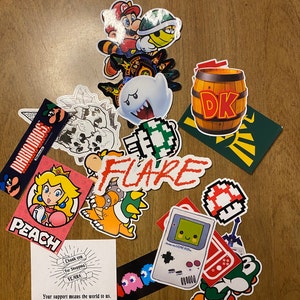 Arcade Lovers Part 2 Arcade Stickers Waterproof Stickers | Etsy