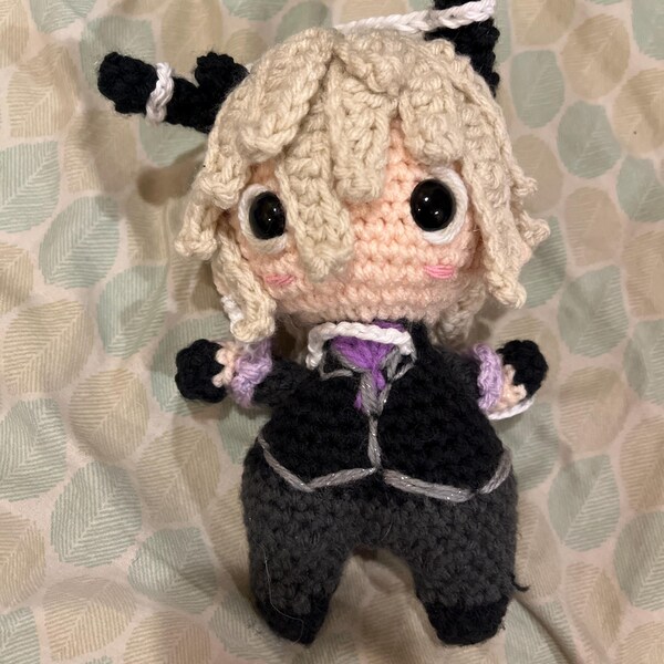 Very Detailed 6in Honkai Star Rail Jing Yuan Crochet Amigurumi Handmade ...