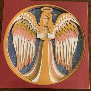 3D ANGEL Svg 3D Christmas Svg CHRISTIAN Svg CHRISTMAS - Etsy