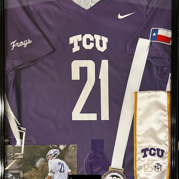 Large Jersey or Uniform Display Case Cabinet Shadowbox - 98% UV ...