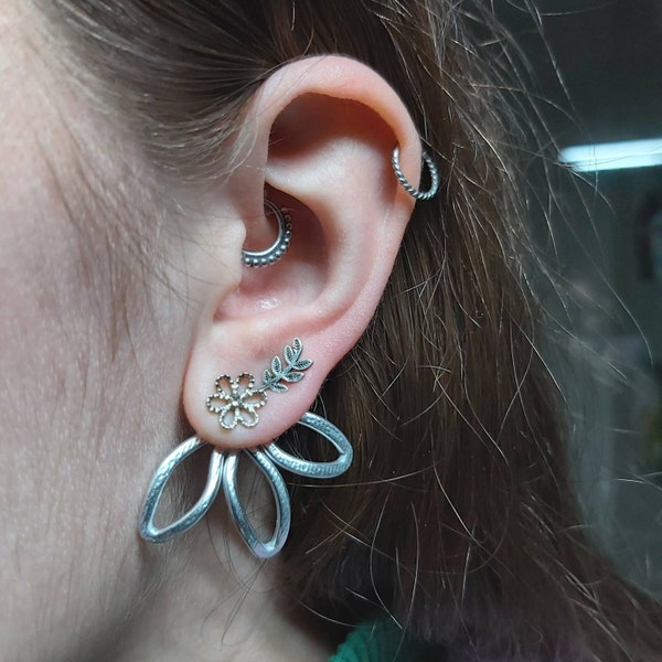 The Petal Earring Jackets: Handmade Plant Lovers Jewelry - Liz Fox ...