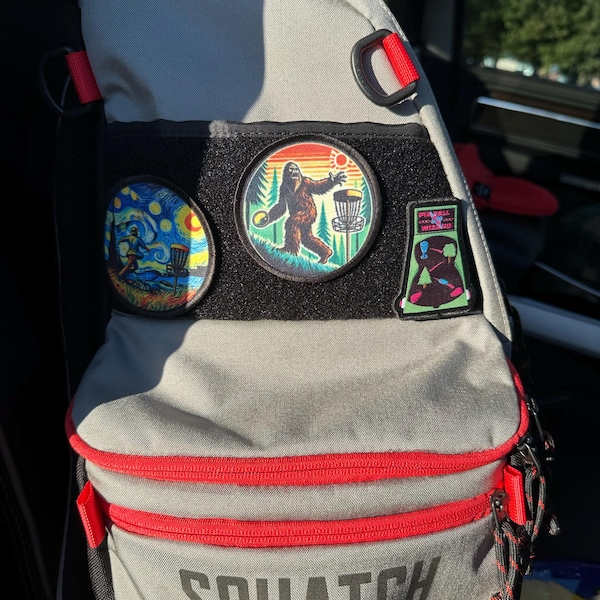 I 3 Big Discs Disc Golf Patches 3.5 X 2.4 Embroidered Patches - Etsy