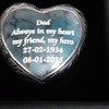 Plaque for Cremation Ashes Urn Name Label Necklace Medallion Urn Fully ...